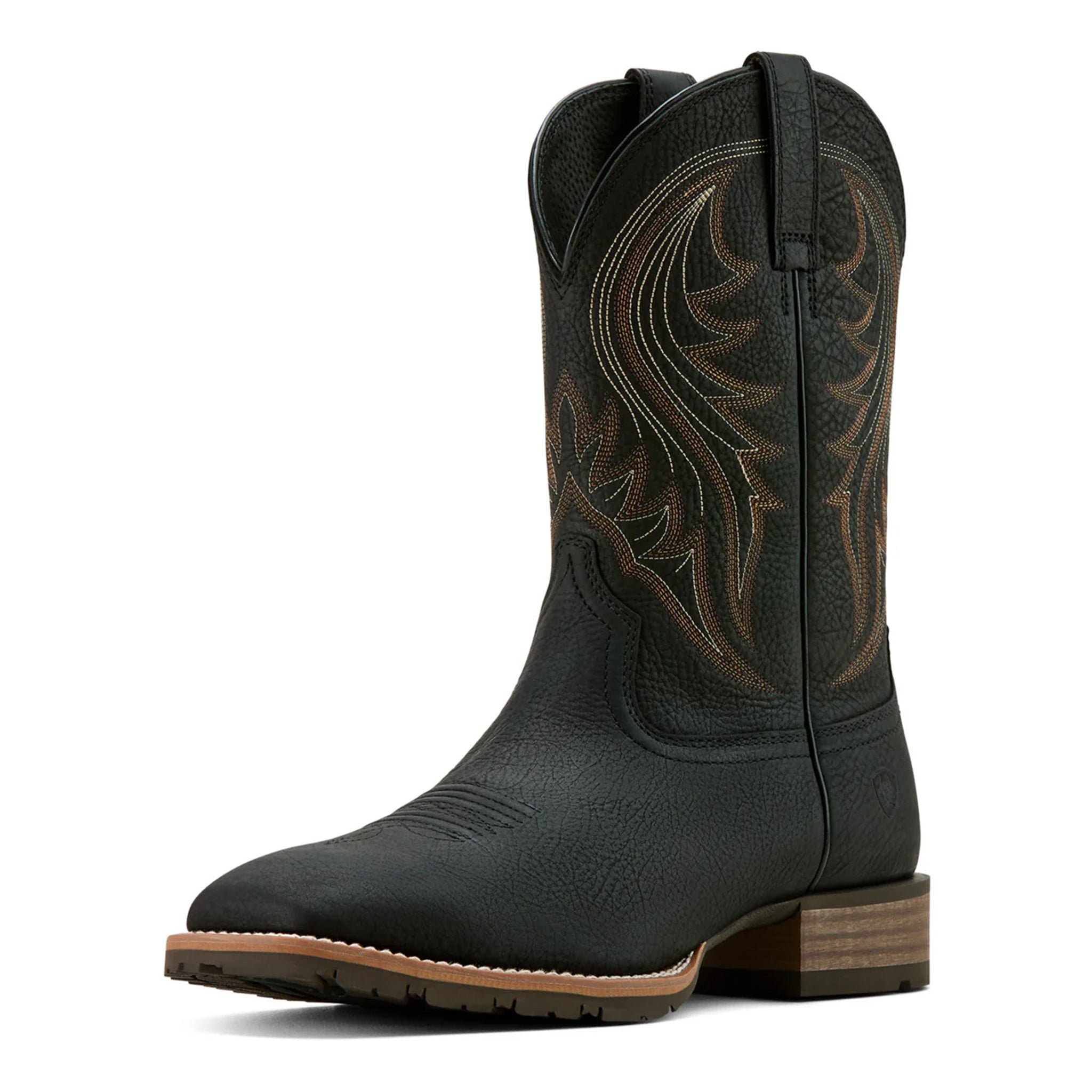 Men's Jasper Black Hybrid Rancher Wide Square Toe Boot by Ariat
