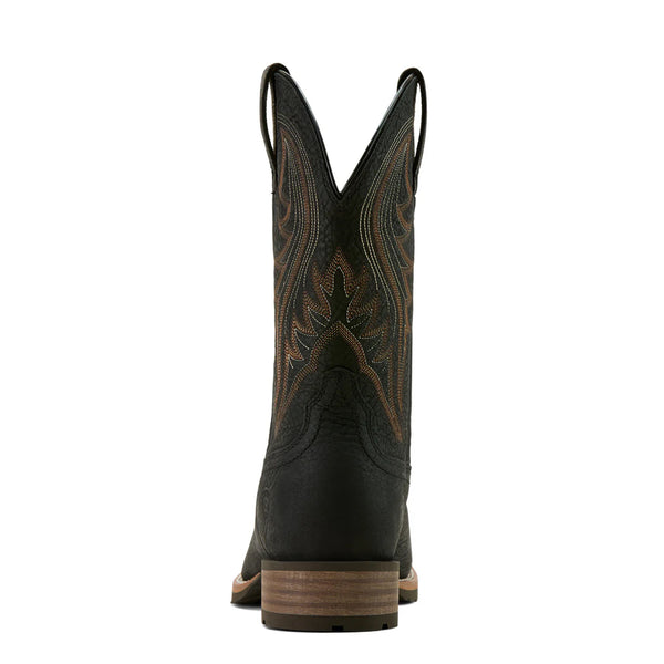Men's Jasper Black Hybrid Rancher Wide Square Toe Boot by Ariat