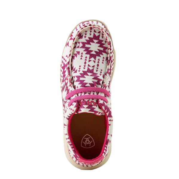 Ariat Pink Aztec Hilo Slip On Shoe