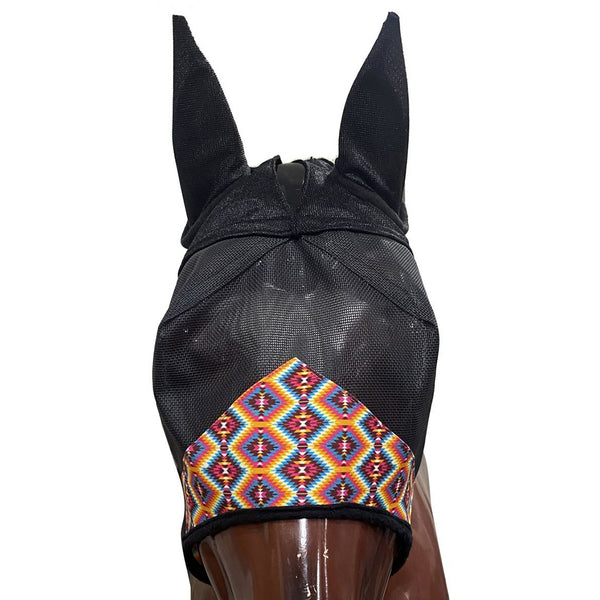 Southwest Print Fly Mask with Ears from Showman
