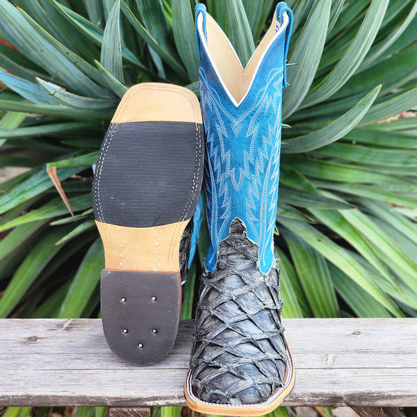 Anderson Bean Men's Grey Big Bass Boots