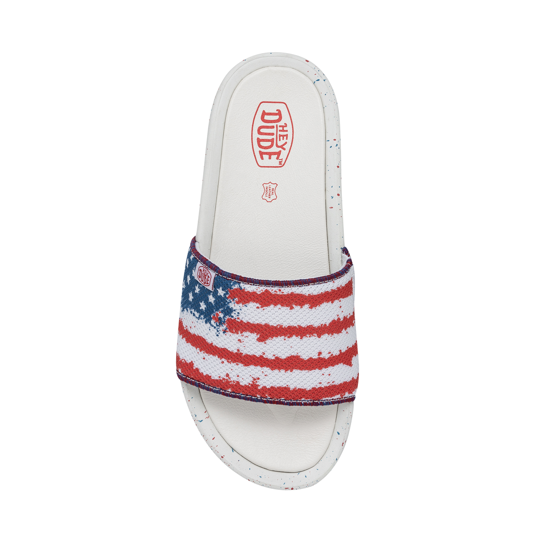 Hey Dude Women's Chandler Knit Flag Slides