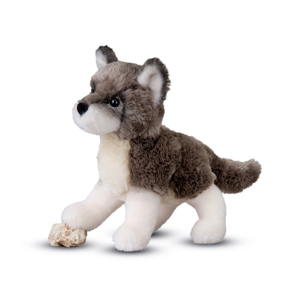 Douglas Plush-Ashes Wolf Pup Stuffed Animal