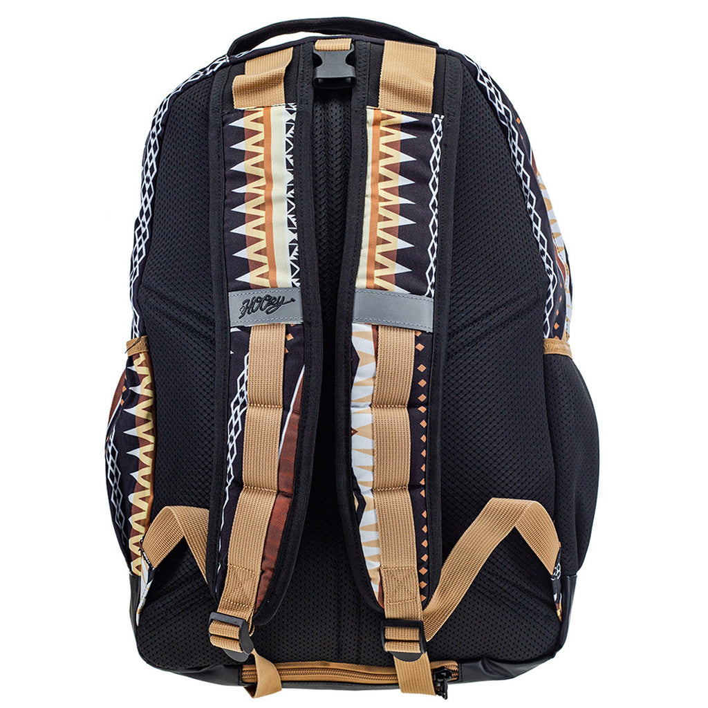 Hooey Pecos OX Backpack in Black & Tan Aztec