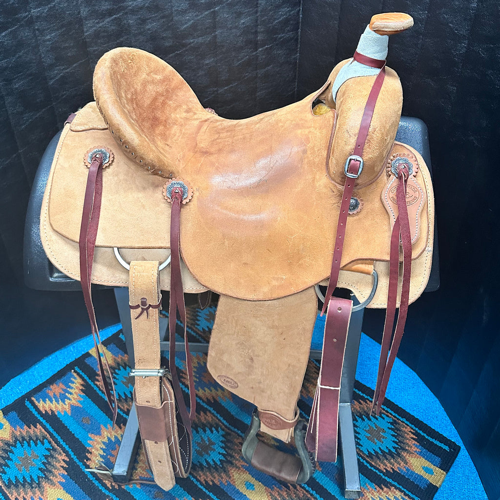 HR Saddlery 16 Inch Roughout Ranch Roper