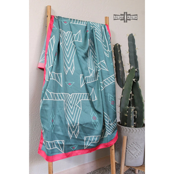 3D Seminole Skull Wild Rag by Rowdy Crowd