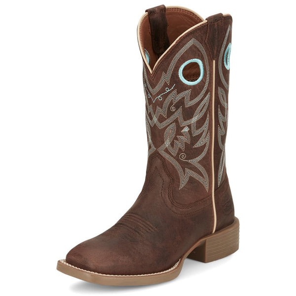 Justin Women's Brown Liberty Boots – Western Edge, Ltd.