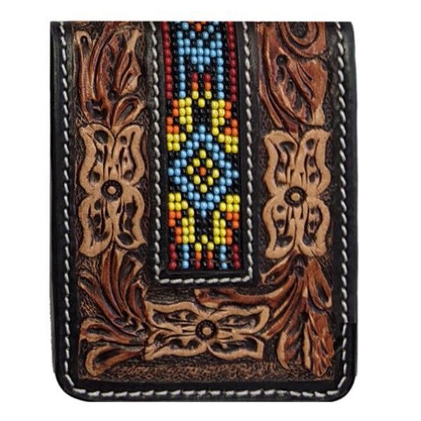 Twisted X Beaded Front Pocket Wallet – Western Edge, Ltd.