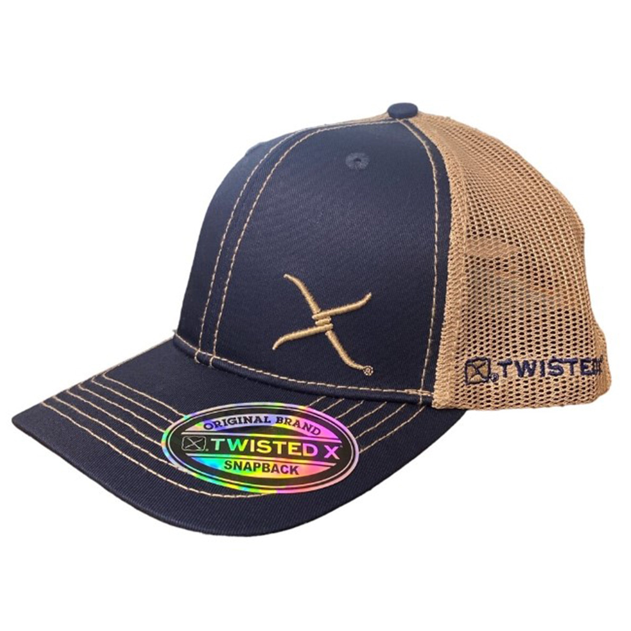 Twisted X Navy/Gold Cap – Western Edge, Ltd.