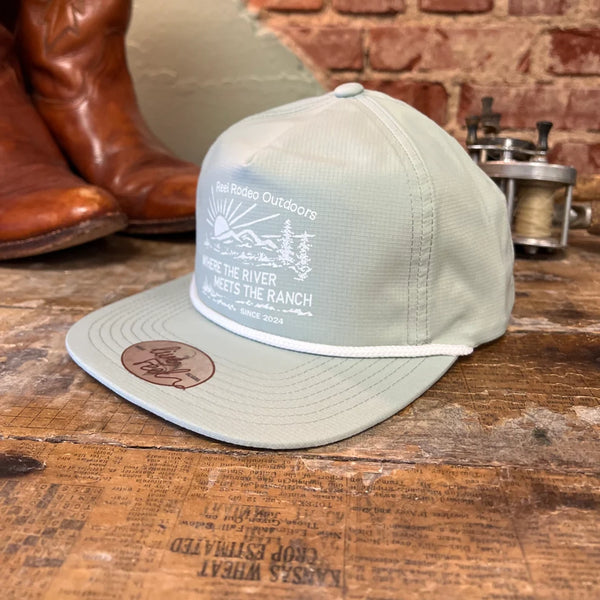 Reel Rodeo Outdoors River Ranch Mint Cap
