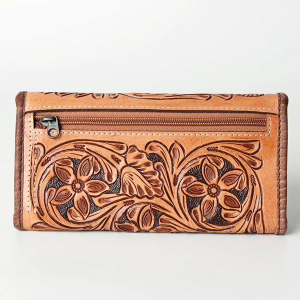 American Darling Fully Tooled Floral Wallet