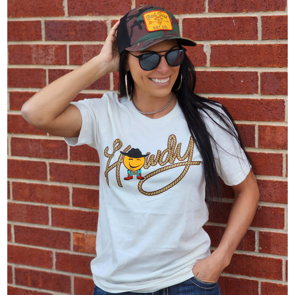 Howdy Emoji Cowboy Tee – Western Edge, Ltd.