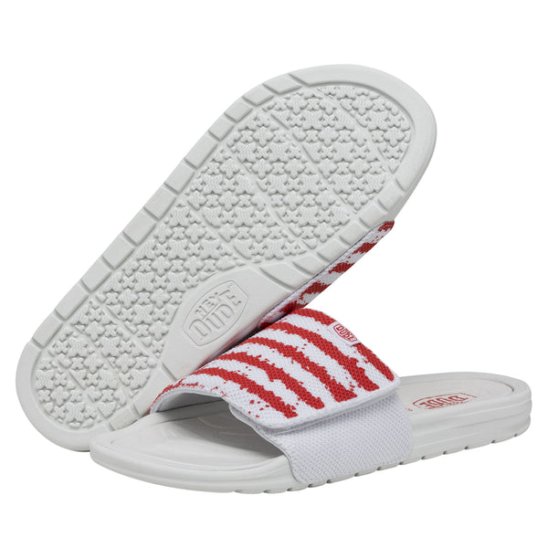 Hey Dude Men's Phoenix Flag Slides