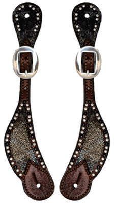 Ladies Glitter Studded Spur Straps